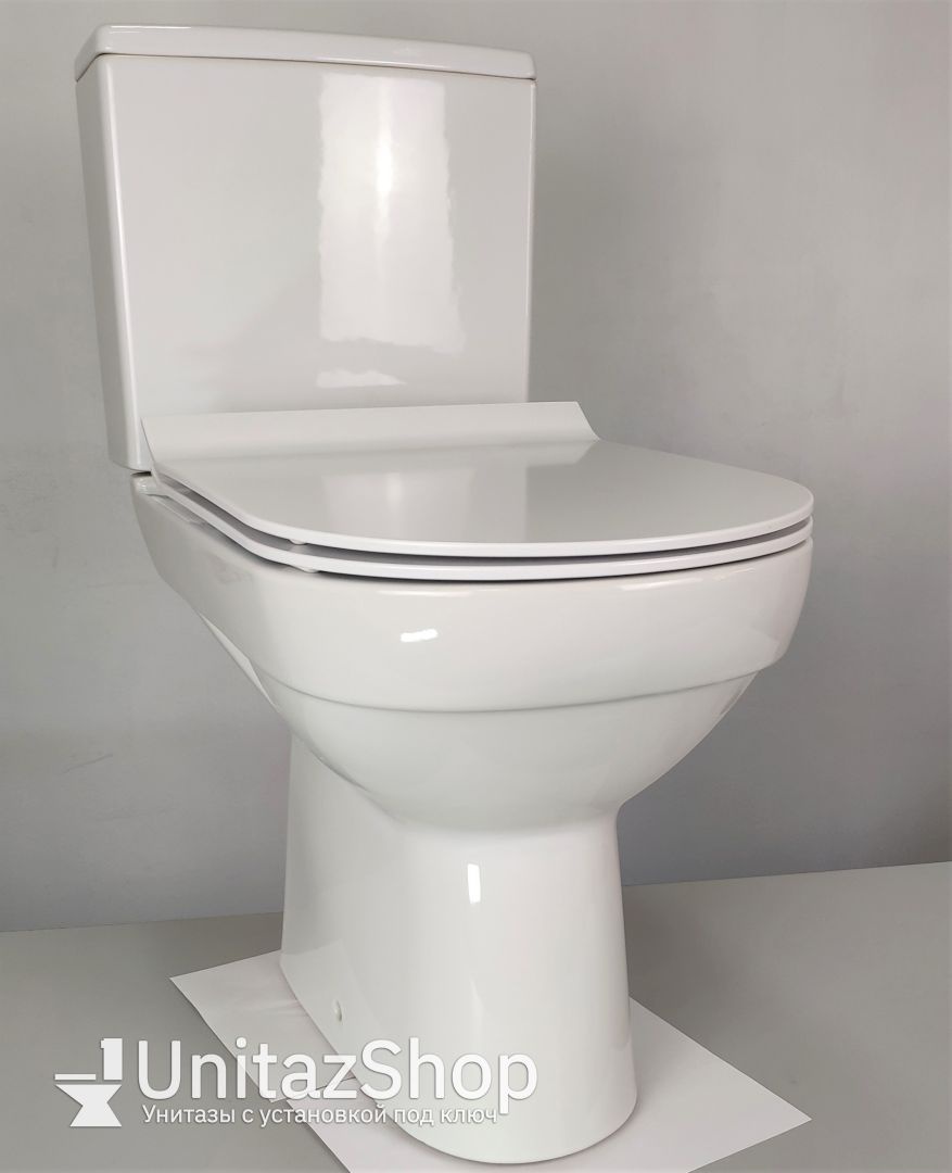Унитаз Cersanit City New Clean Горизонтальный Выпуск Безободковый ...